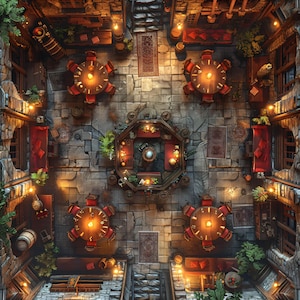 10 Taverns Maps, Dnd Battle Map, Pathfinder, D&D, Battlemap, Dungeons ...
