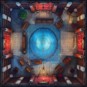 10 Mansion Battle Maps, Dnd Battle Map, Pathfinder, D&D, Battlemap ...