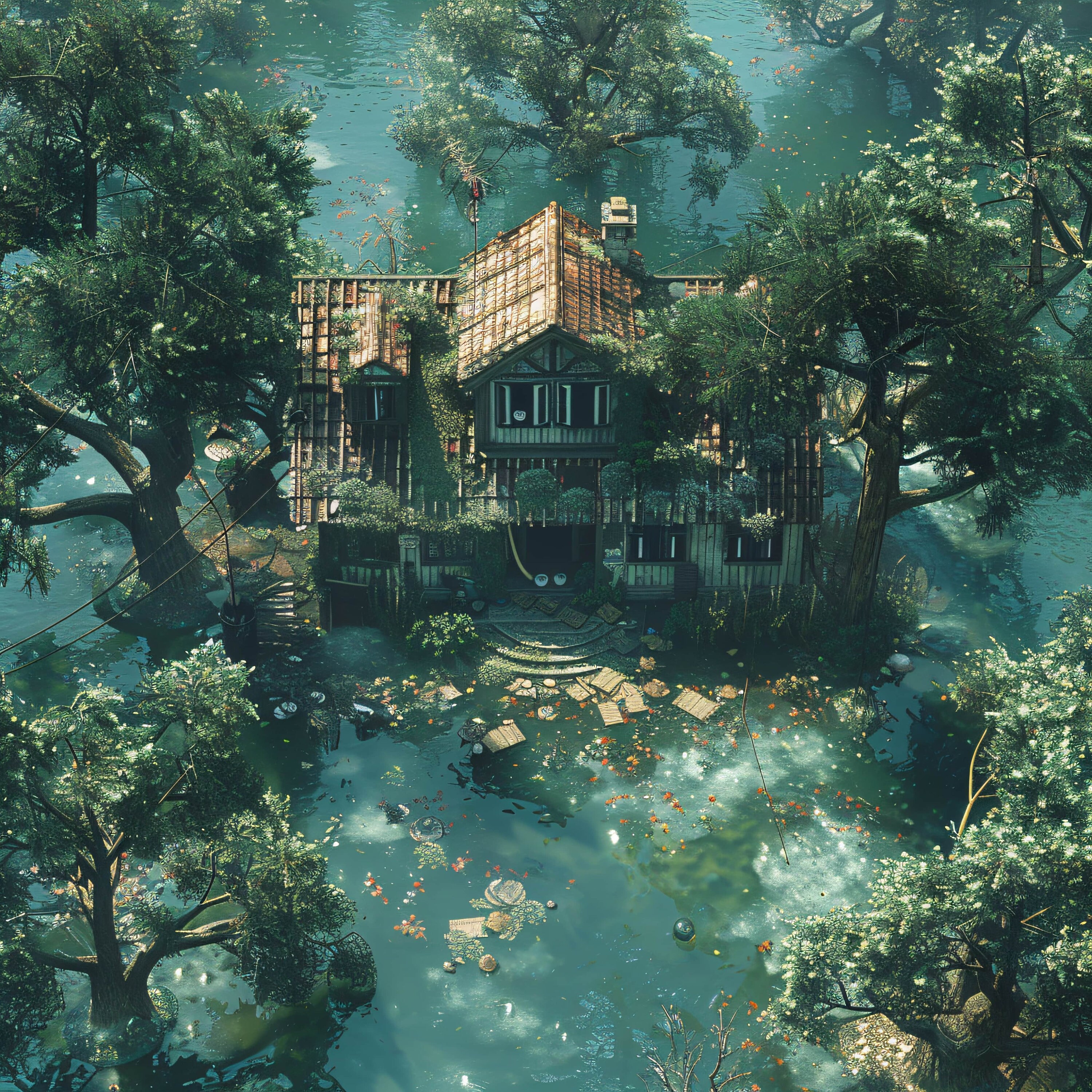 10 Swamp Battle Maps 2, Dnd Battle Map, Pathfinder, D&D, Battlemap ...