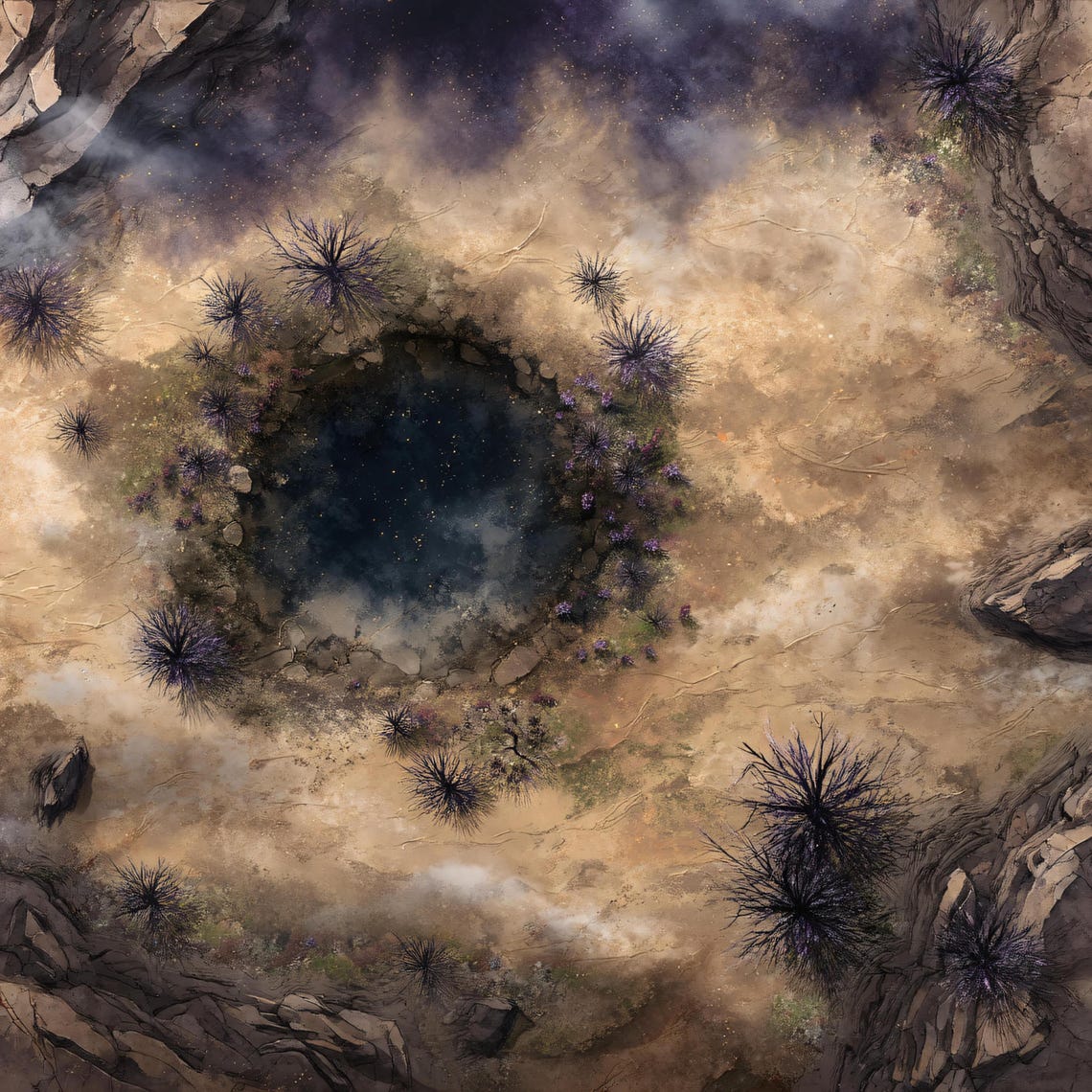10 Gridless Fog/mist Battle Maps | VTT Pack for Dnd, Pathfinder ...