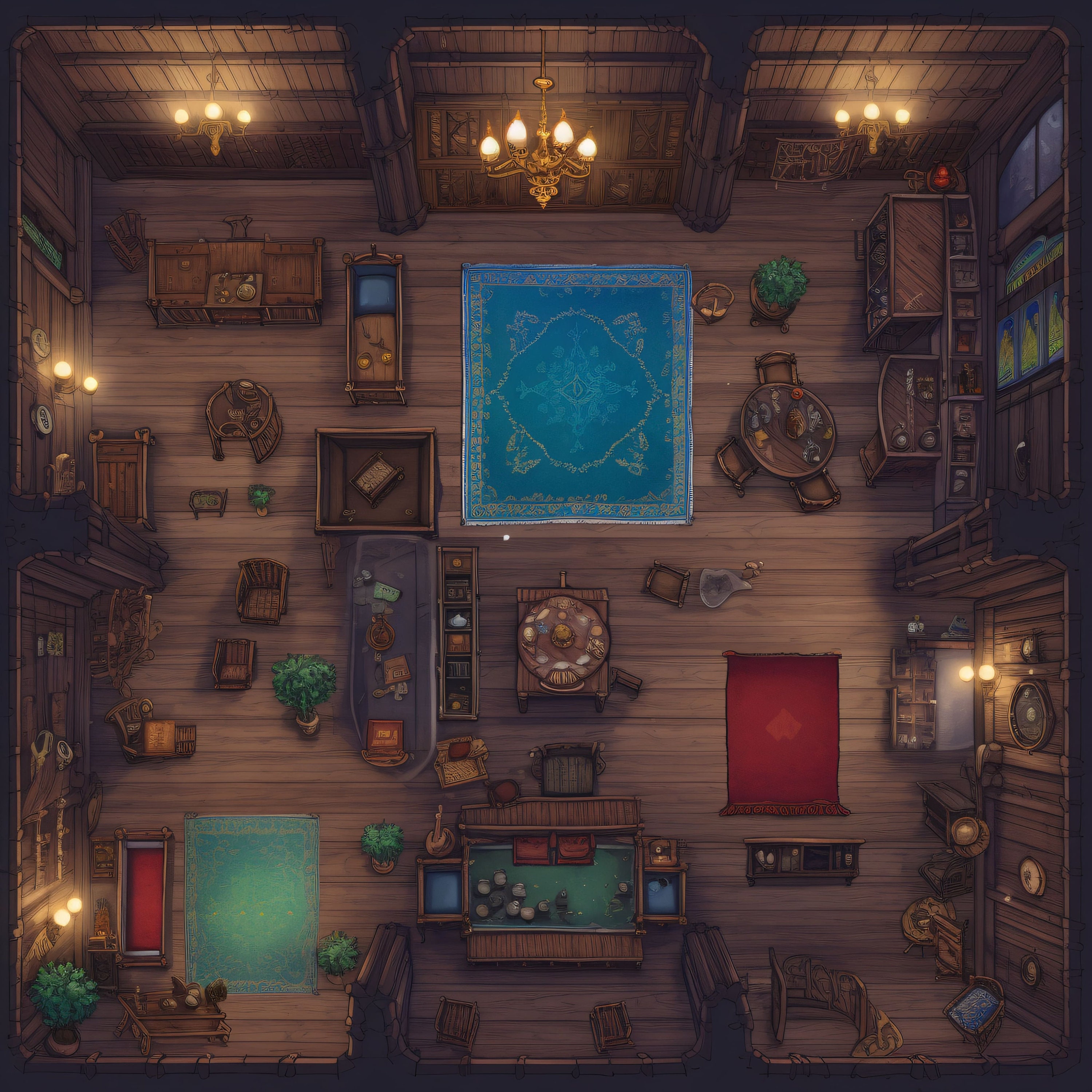 16 Haunted Battle Maps, Dnd Battlemap, Pathfinder, D&D, Battlemap ...