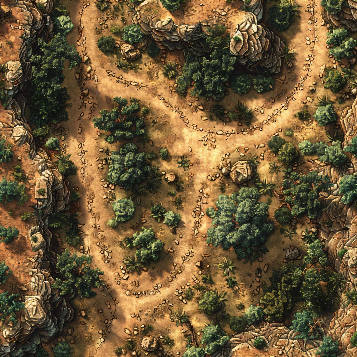 10 Badlands Battlemaps, Dnd Battle Map, Pathfinder, D&D, Battlemap ...