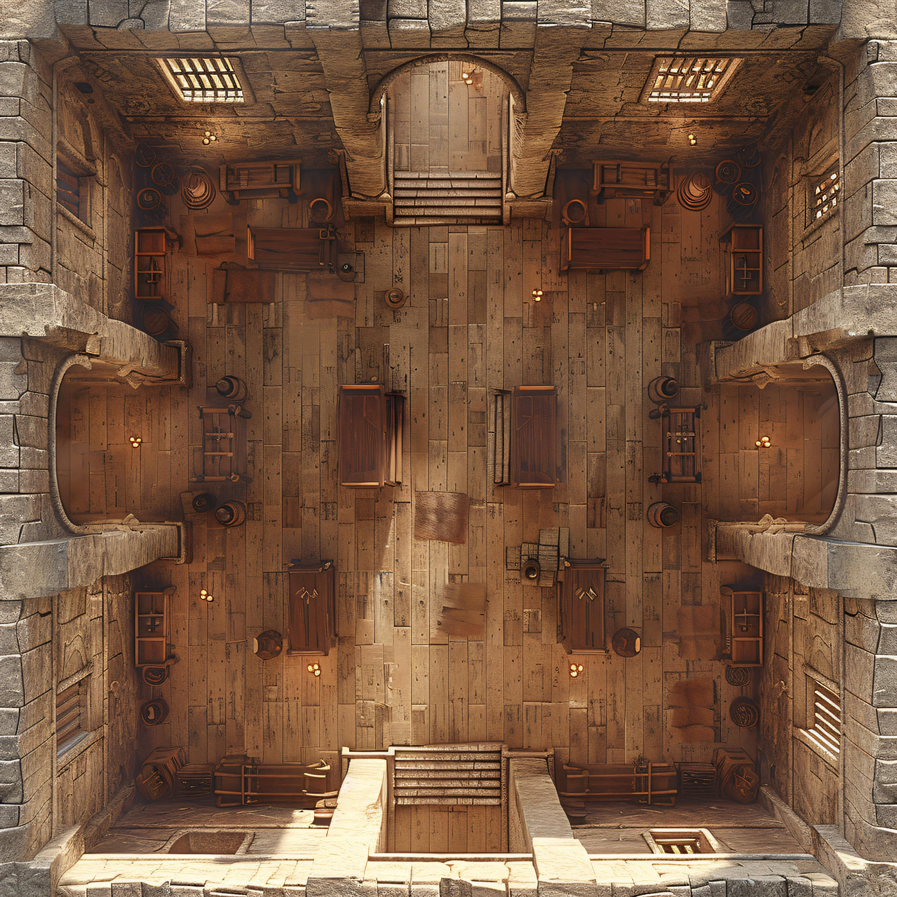 10 Jail/prison Battle Maps, Dnd Battlemap, Pathfinder, D&D, Dungeons ...