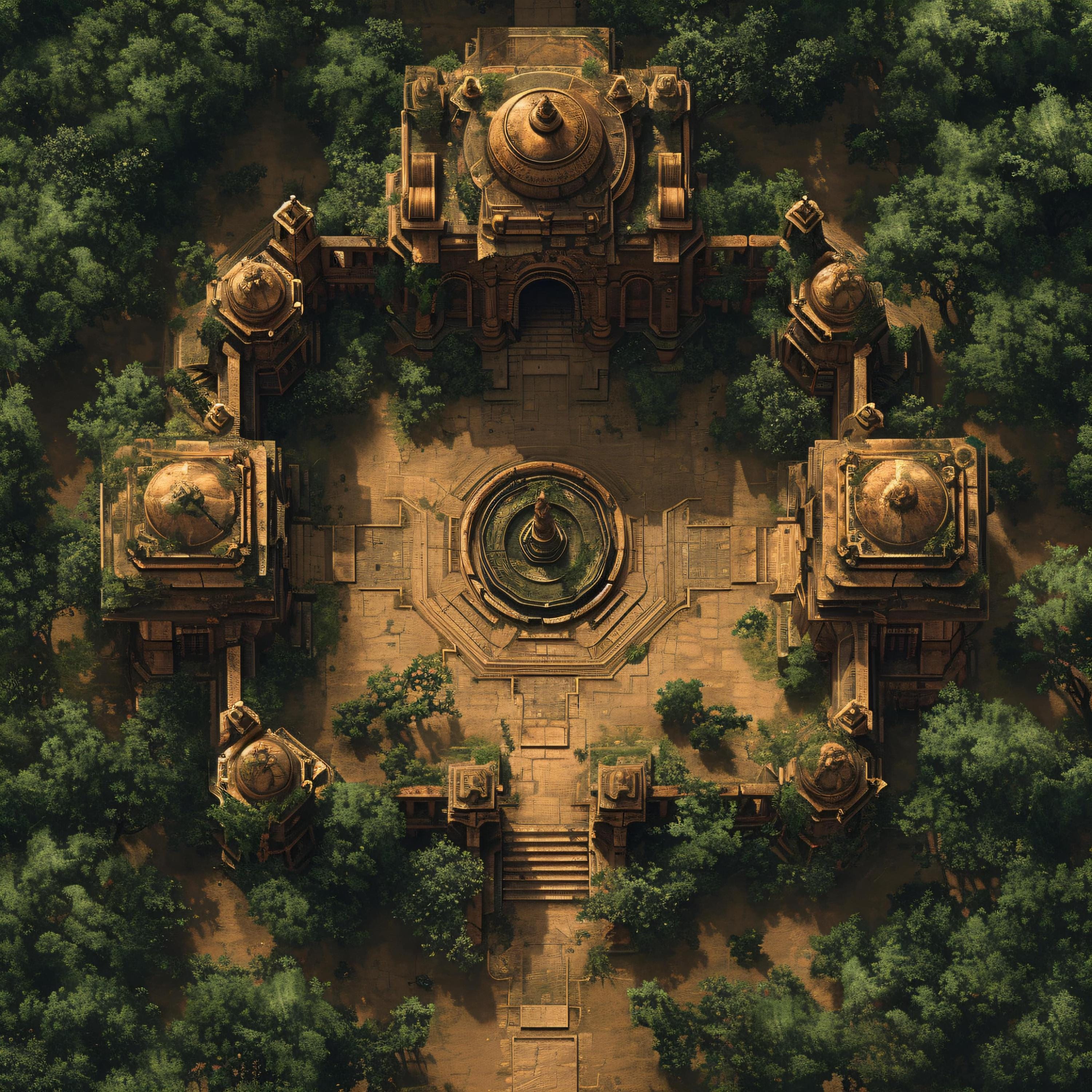 10 Shrine Battle Maps, Dnd Battle Map, Pathfinder, D&D, Battlemap ...