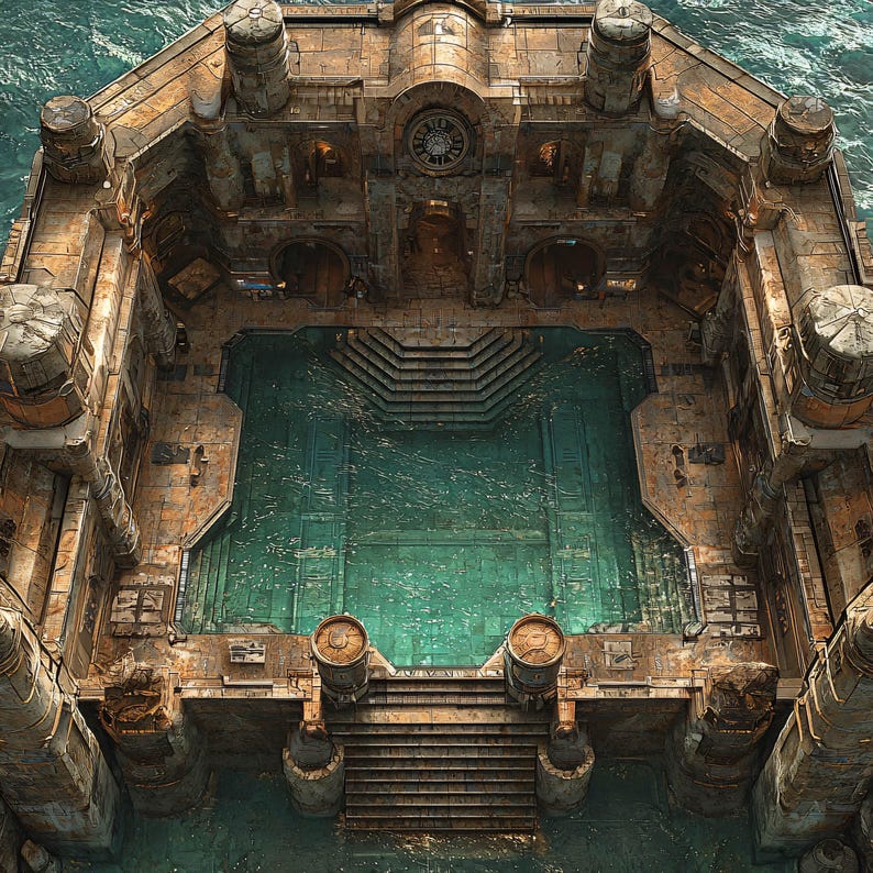 10 Shrine Battle Maps, Dnd Battle Map, Pathfinder, D&D, Battlemap ...