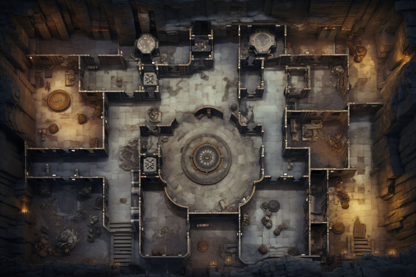 16 Haunted Battle Maps, Dnd Battlemap, Pathfinder, D&D, Battlemap ...