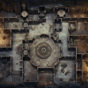 16 Haunted Battle Maps, Dnd Battlemap, Pathfinder, D&D, Battlemap ...