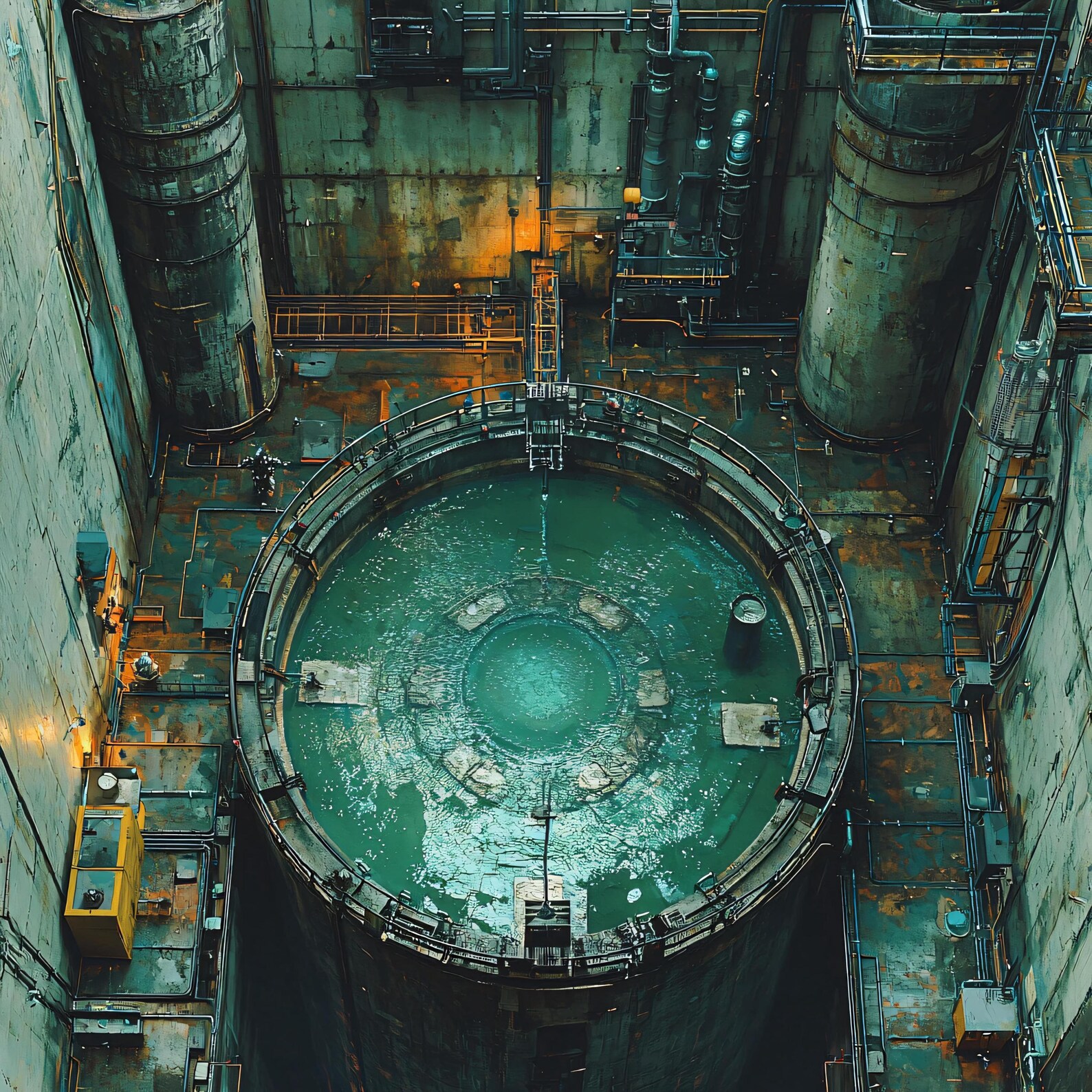 10 Cyberpunk Water Treatment Battlemaps, Sci Fi, Dnd Battle Map, D&D ...