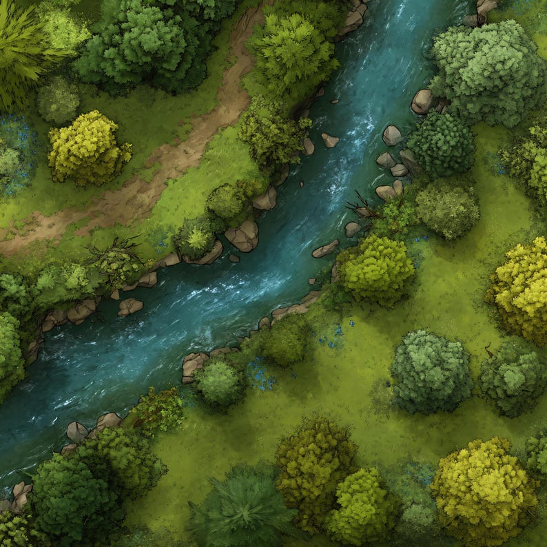 10 Forest Battle Maps 4, Dnd Battle Map, Pathfinder, D&D, Battlemap ...