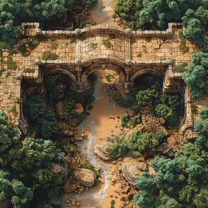 10 Bridges Battle Maps, Dnd, Pathfinder, D&D, Battlemap, Dungeons and ...