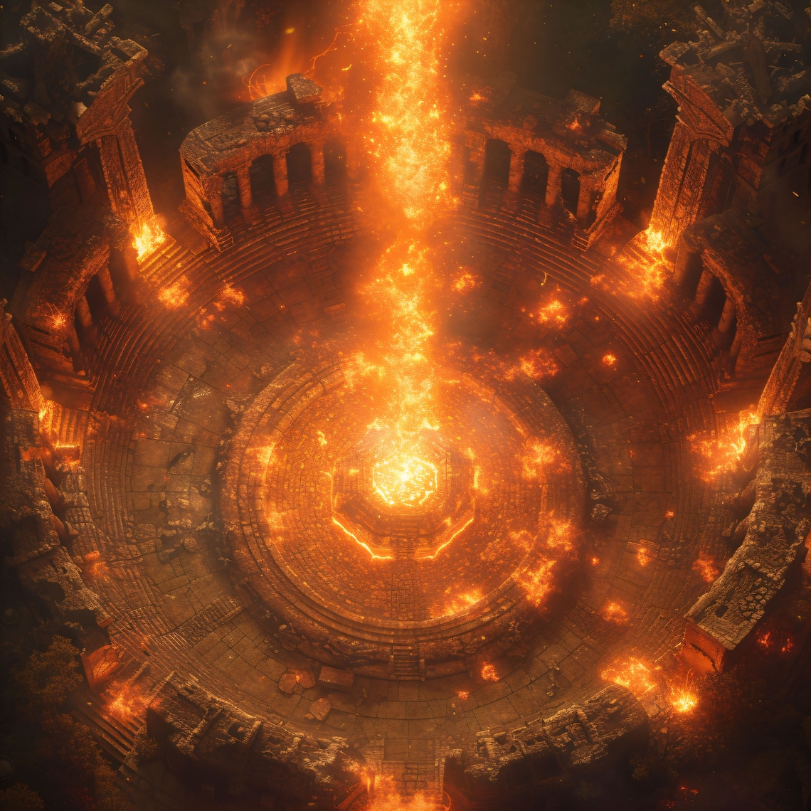 10 Cult Battle Maps, Dnd, Pathfinder, D&D, Battlemap, Dungeons and ...