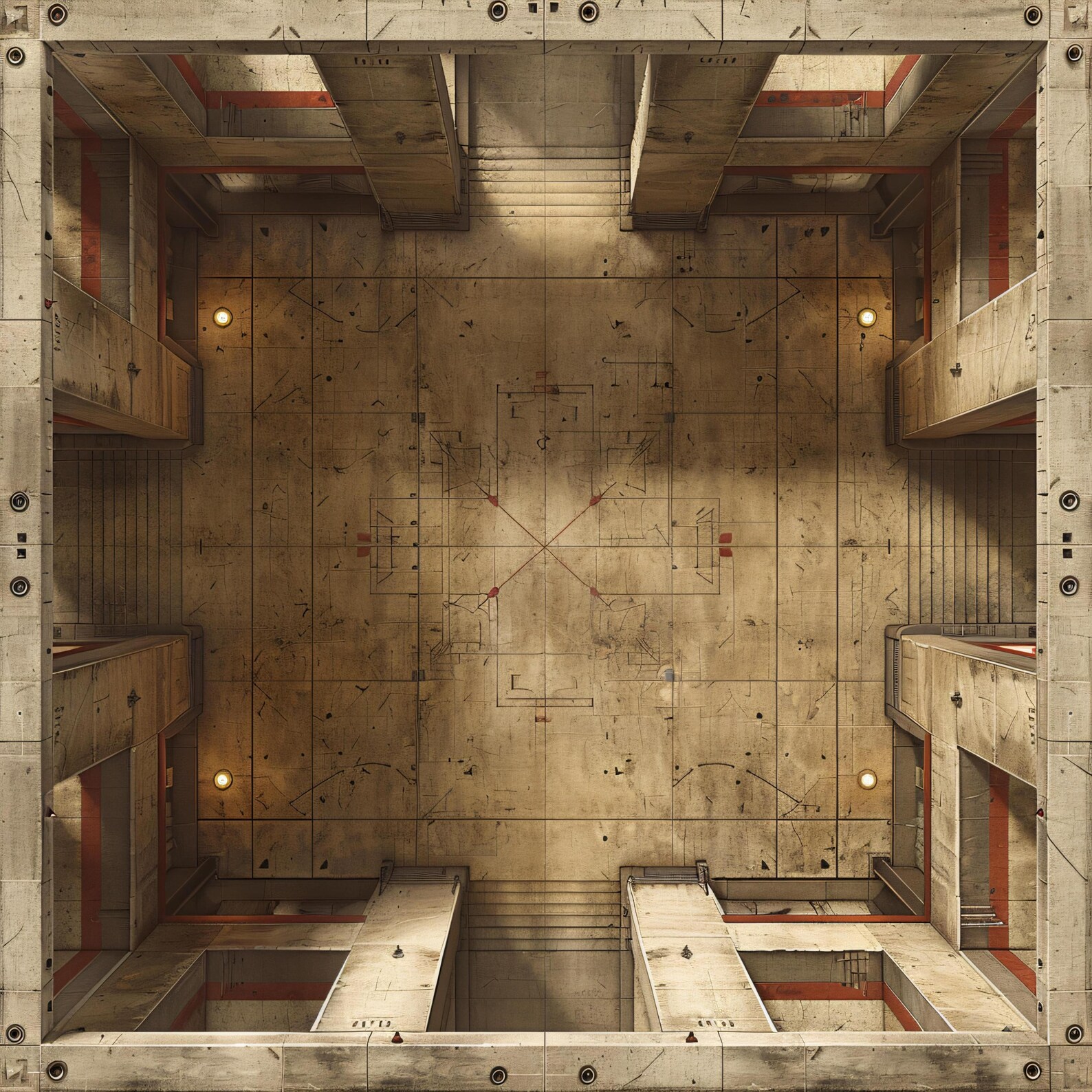 10 Cyberpunk Temple Battlemaps, Sci Fi, Dnd Battle Map, Cyberpunk, D&D ...