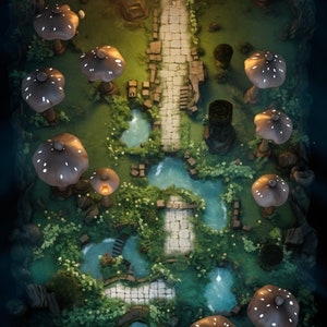 10 Feywild Battle Maps, Dnd Battle Map, Pathfinder, D&D, Battlemap ...