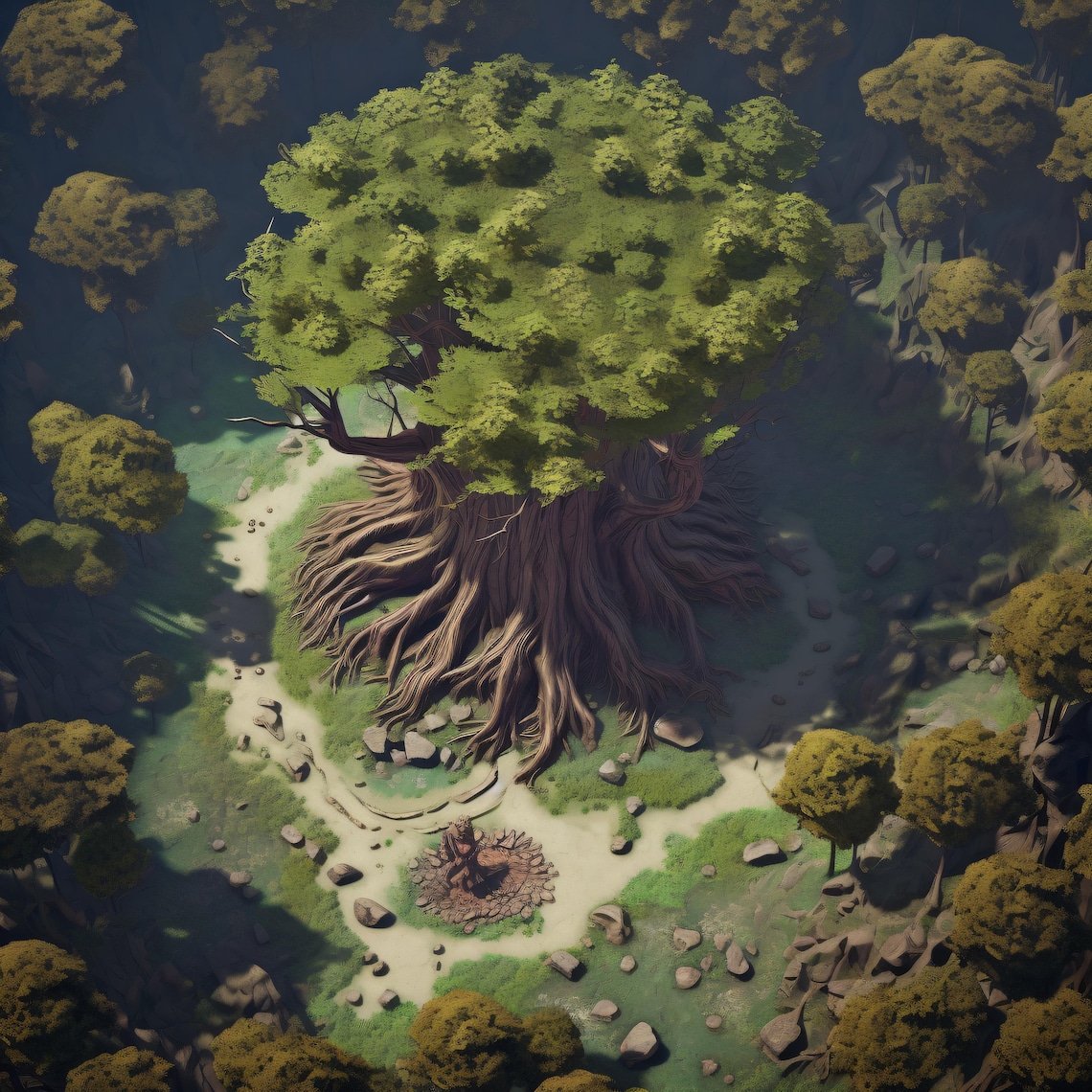 10 Forest Battle Maps Part 2, Dnd Battle Map, Pathfinder, D&D, Dungeons ...