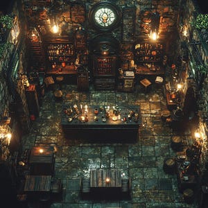 10 More Merchant/shop Battle Maps, Battlemap, Pathfinder, D&D, Dungeons ...