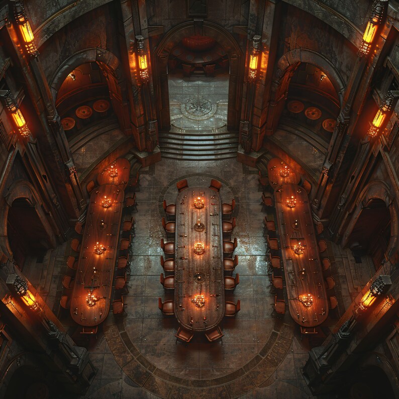 10 Cyberpunk Opulent Battlemaps, Sci Fi, Dnd Battle Map, Cyberpunk, D&D ...