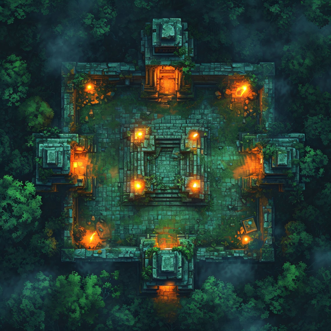 10 Magic Ritual Battle Maps, Dnd, Pathfinder, D&D, Battlemap, Dungeons ...