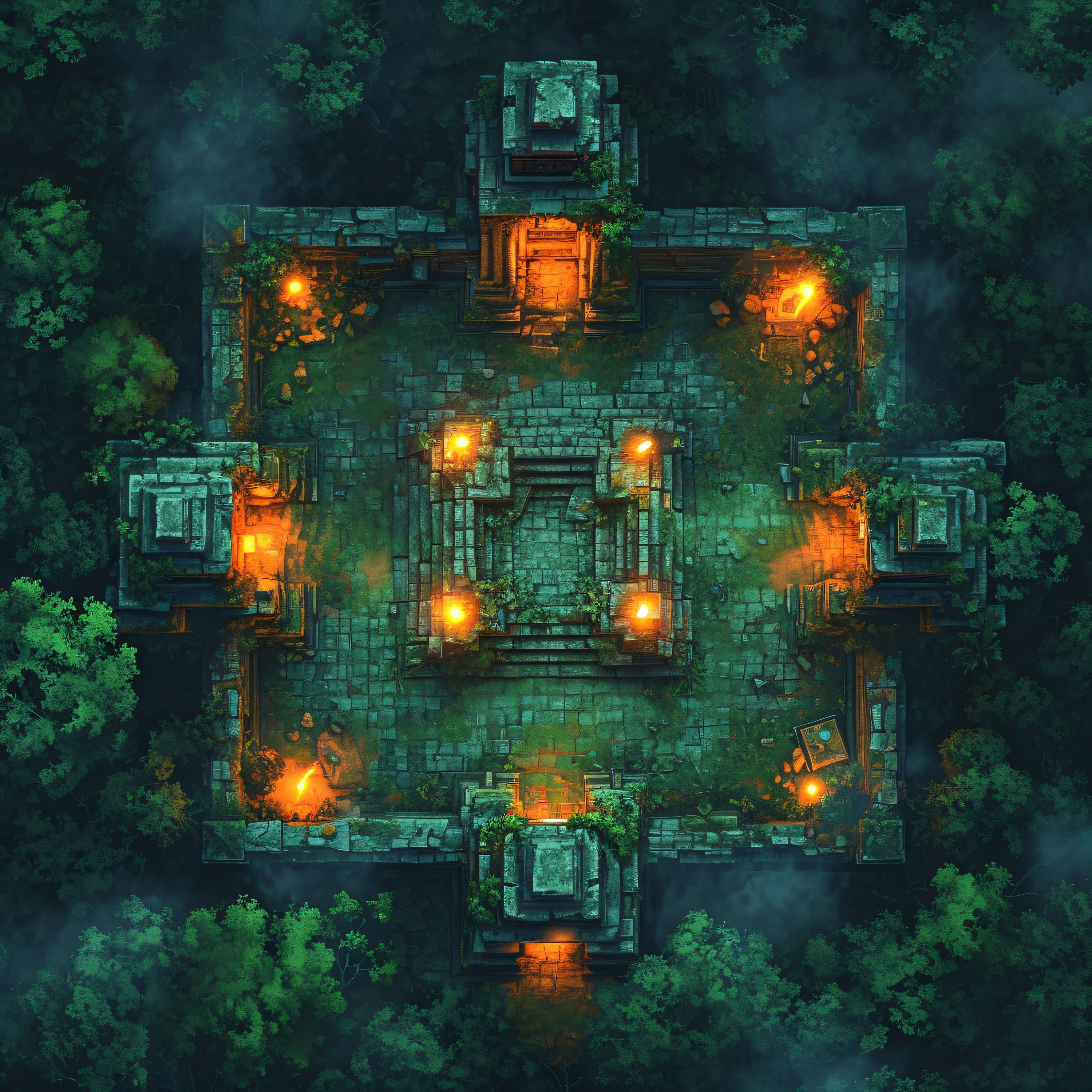 10 Magic Ritual Battle Maps, Dnd, Pathfinder, D&D, Battlemap, Dungeons ...