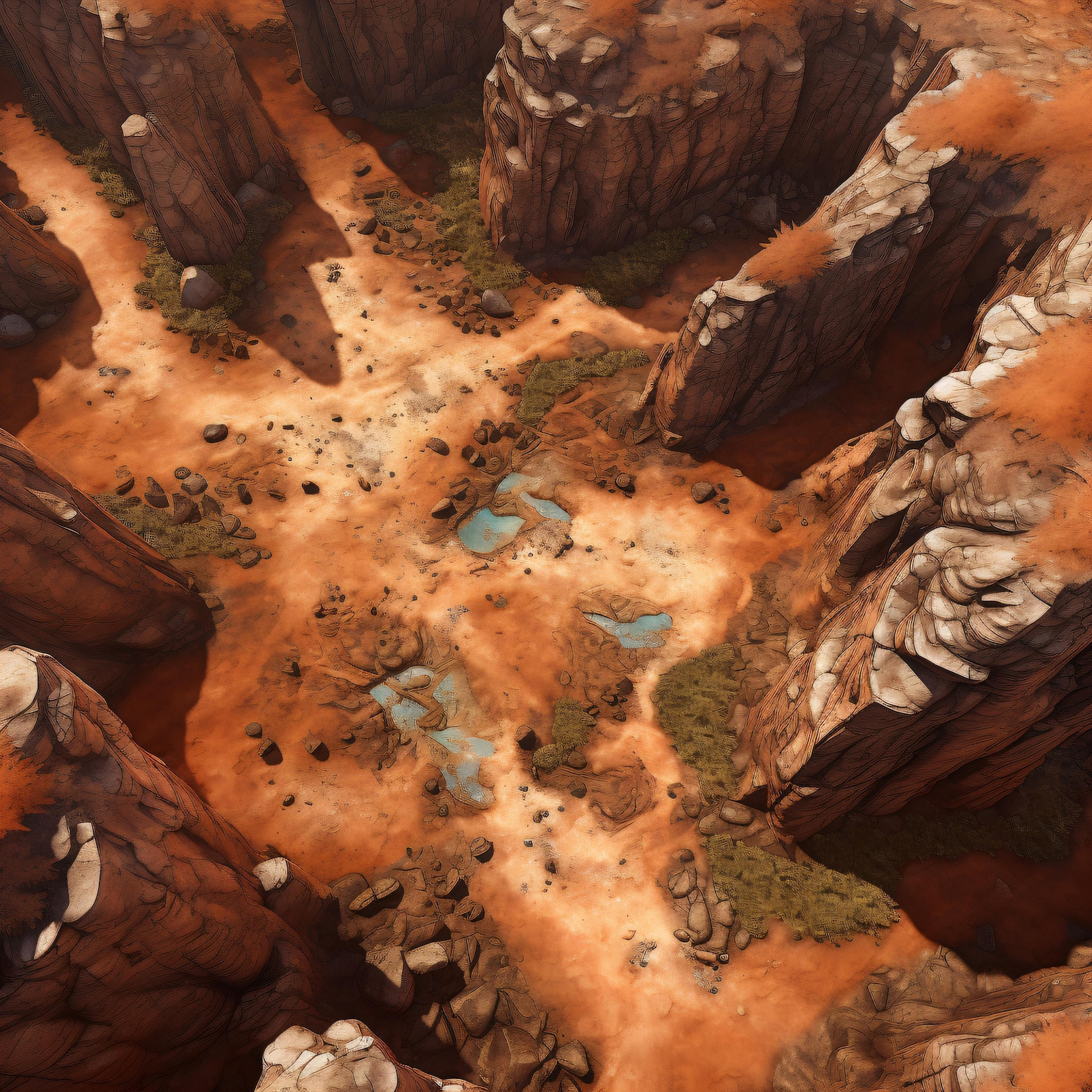 10 Desert Battle Maps Part 2, Dnd Map, Pathfinder, D&D, Battlemap ...