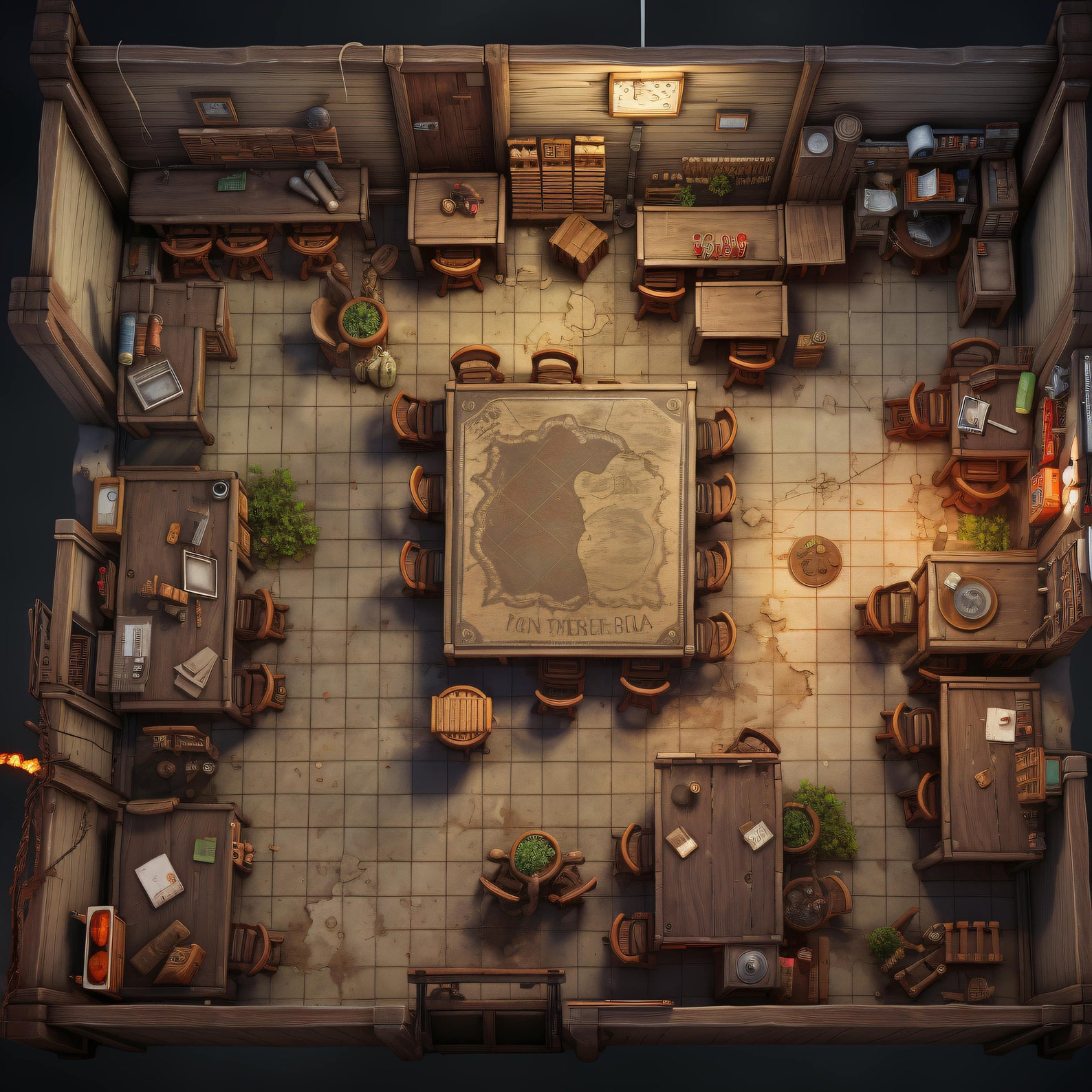 10 Classroom Battle Maps, Dnd, Pathfinder, D&D, Battlemap, Dungeons and ...