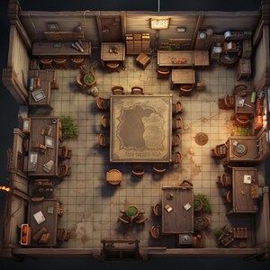 10 Classroom Battle Maps, Dnd, Pathfinder, D&D, Battlemap, Dungeons and ...