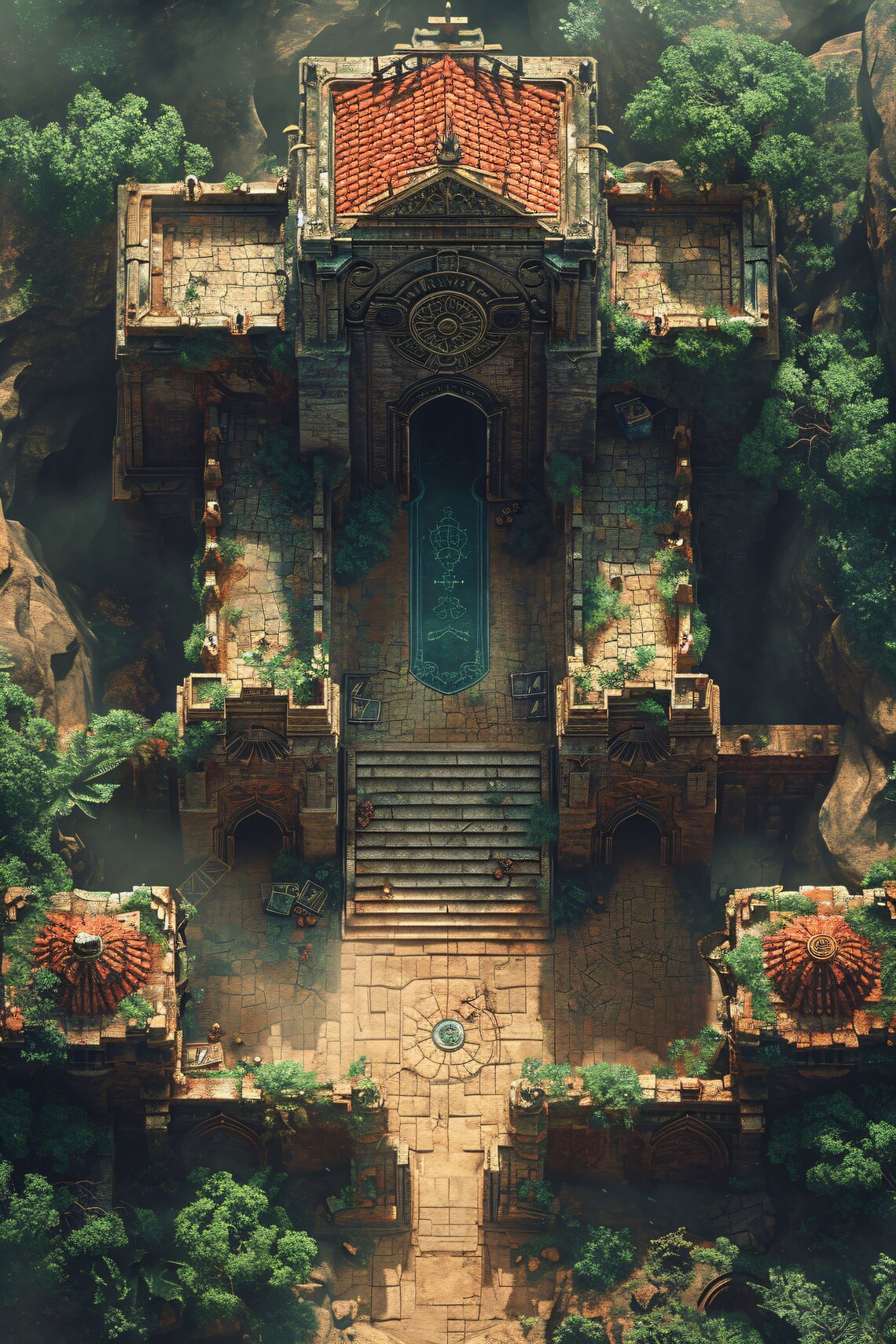 10 Oracle Temple Battle Maps, Dnd, Pathfinder, D&D, Battlemap, Dungeons ...