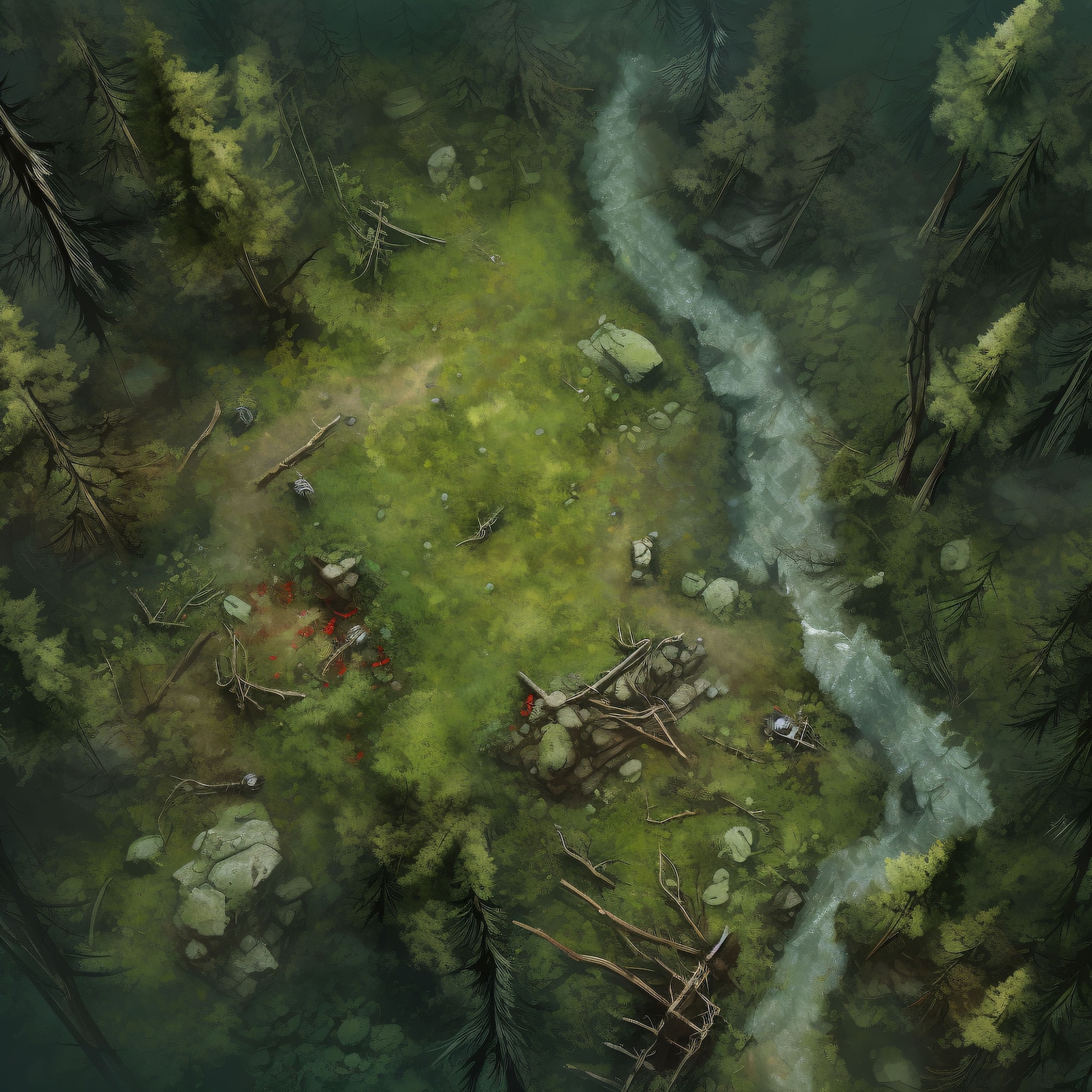 10 Forest Battle Maps, Dnd Battle Map, Pathfinder, D&D, Battlemap, Dungeons and Dragons, Roll20 ...