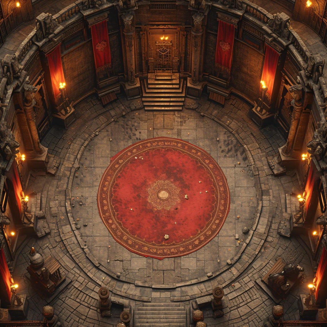 10 Mausoleum/tomb Battle Maps, Dnd Battlemap, Pathfinder, D&D, Dungeons ...