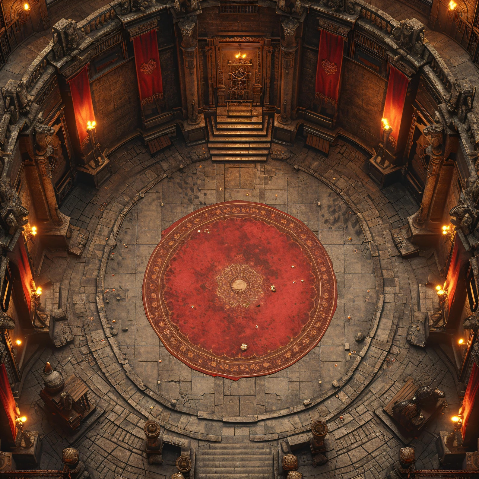 10 Gridless Mausoleum/tomb Battle Maps | VTT Pack for Dnd, Pathfinder ...