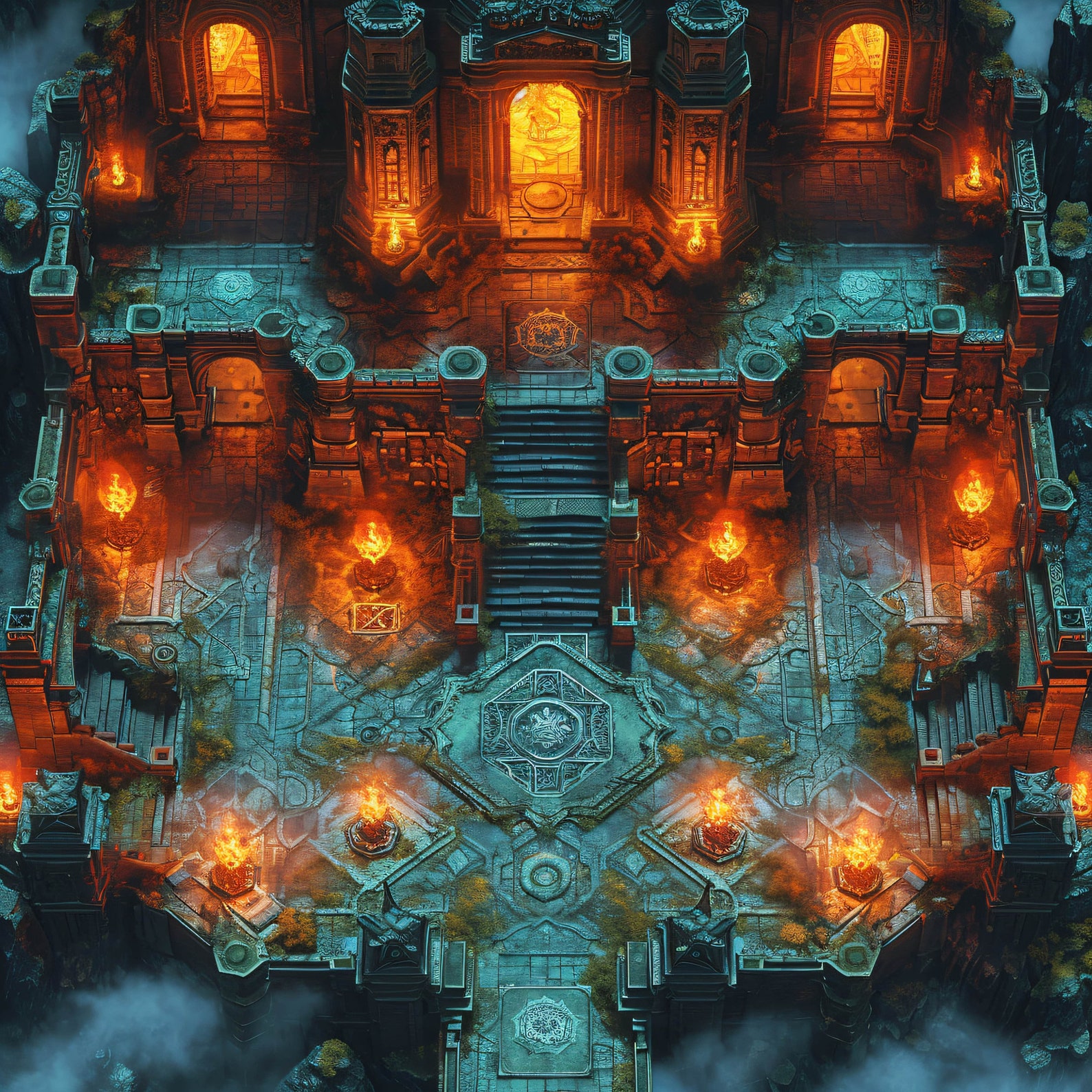 10 Cult Battle Maps, Dnd, Pathfinder, D&D, Battlemap, Dungeons and ...