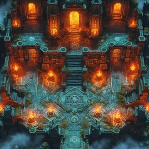 10 Cult Battle Maps, Dnd, Pathfinder, D&D, Battlemap, Dungeons and ...