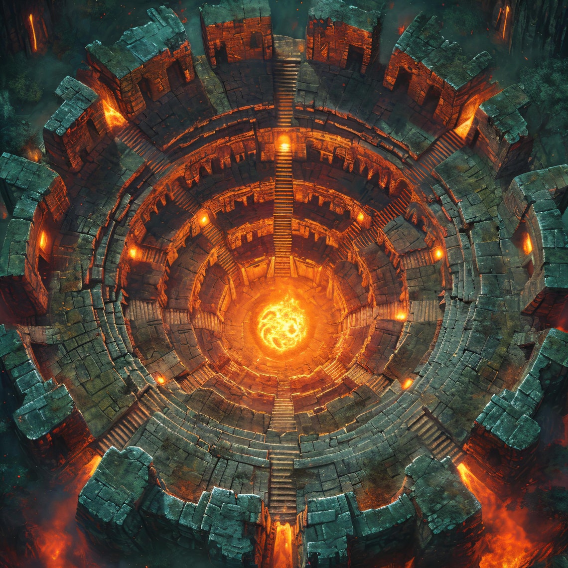 10 Epic Boss Maps, Dnd Battle Map, Pathfinder, D&D, Battlemap, Dungeons ...