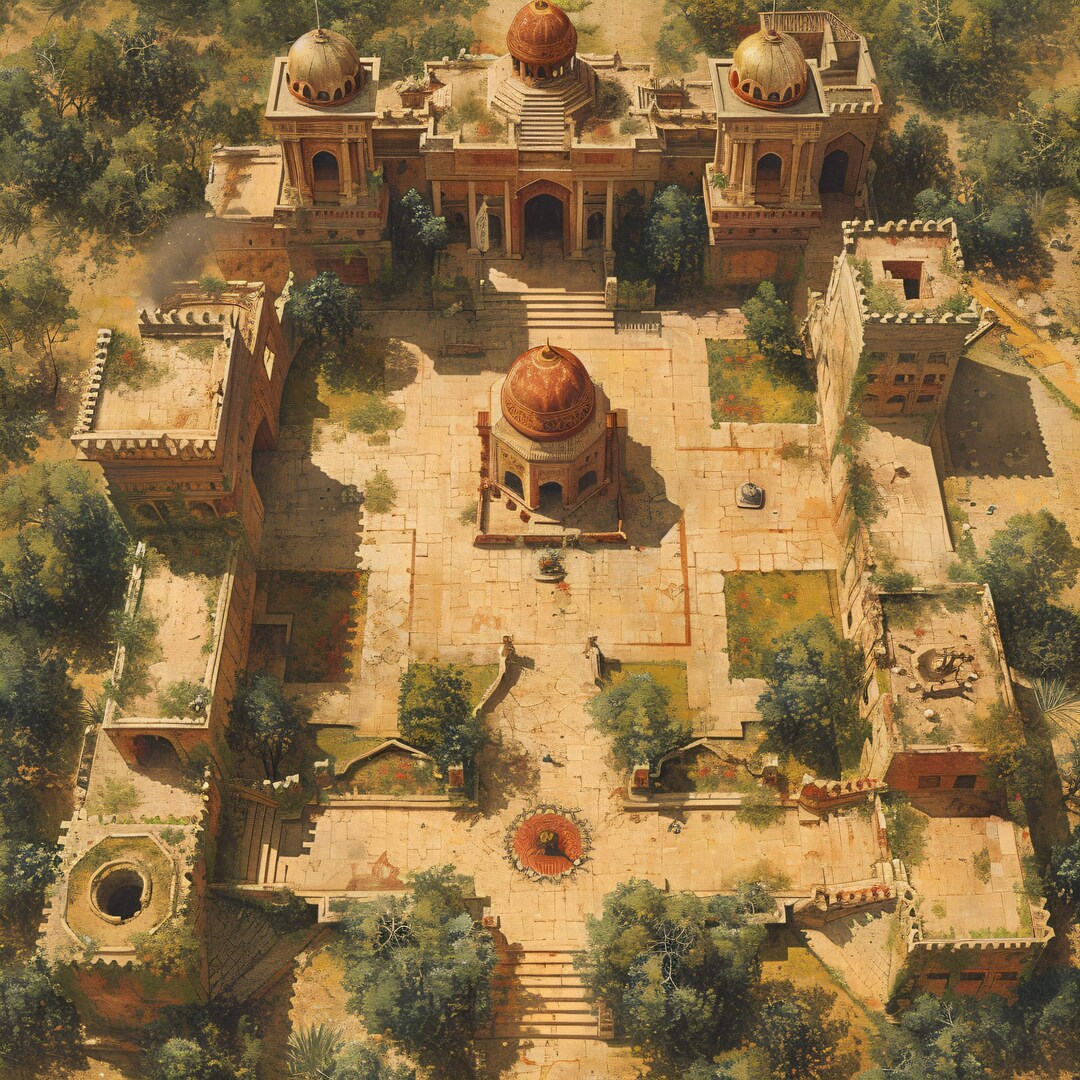 10 Desert Temple Battle Maps, Dnd, Pathfinder, D&D, Battlemap, Dungeons ...