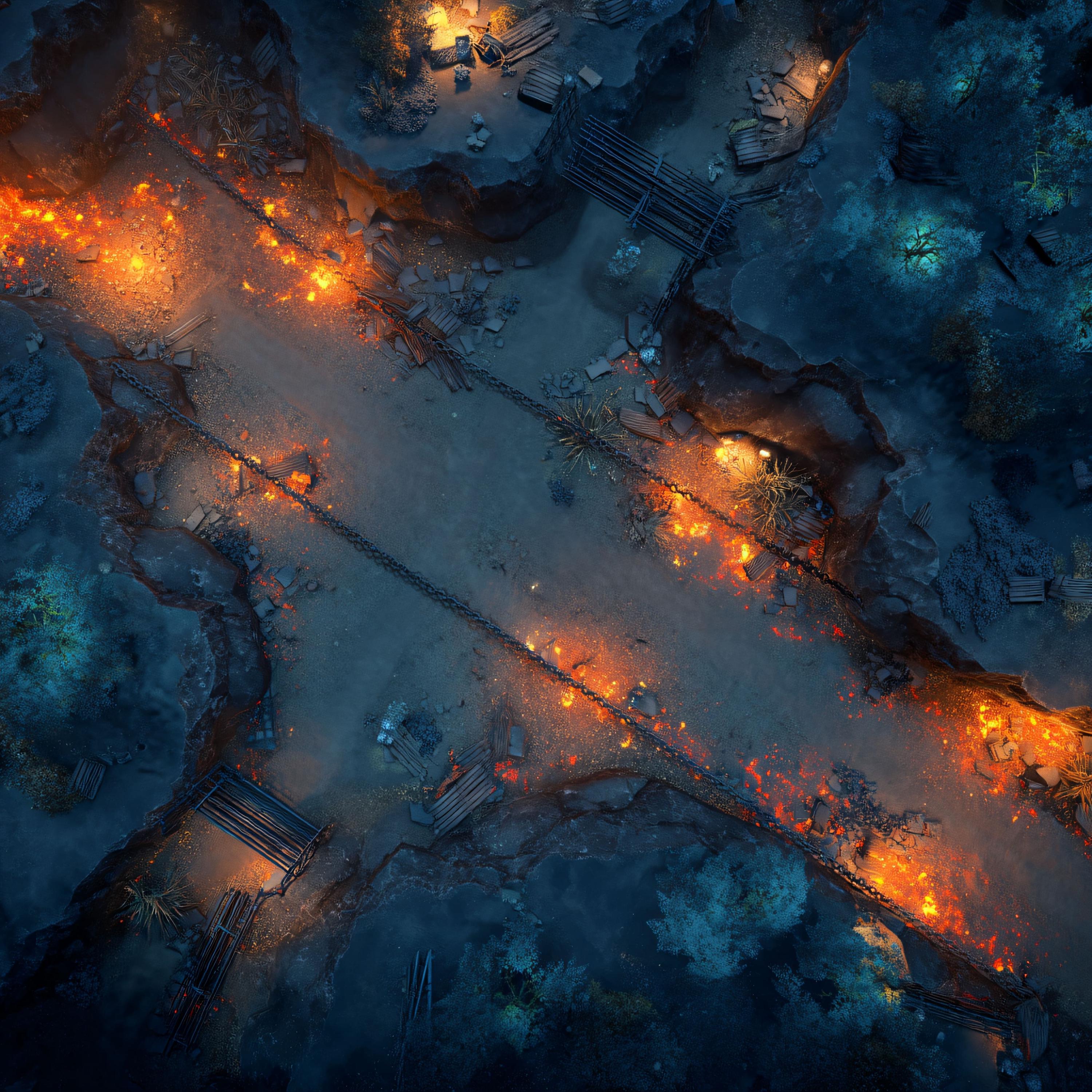 10 Gridless Mine Battle Maps | VTT Pack for Dnd, Pathfinder & Ttrpgs ...