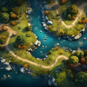 16 River/ocean Battle Maps, Dnd, Pathfinder, D&D, Battlemap, Dungeons ...