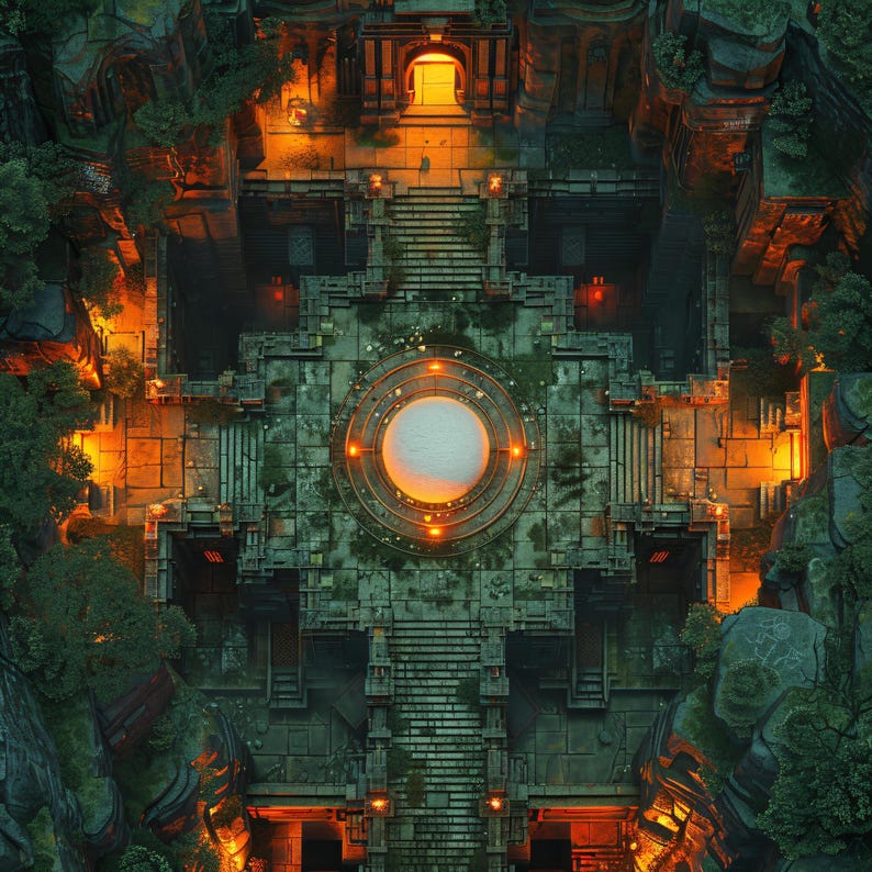 10 Ritual Site Battle Maps, Dnd Battlemap, Pathfinder, D&D, Dungeons ...