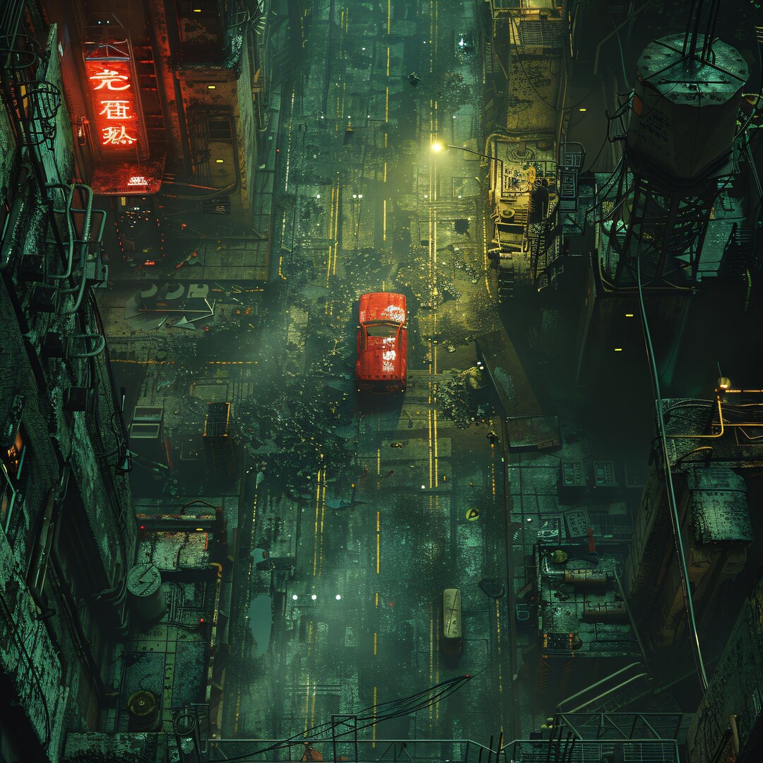 10 Cyberpunk Roadways Battlemaps, Sci Fi, Dnd Battle Map, Cyberpunk, D ...