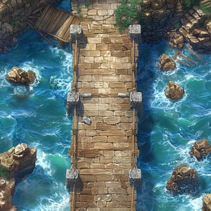 10 Bridges Battle Maps, Dnd, Pathfinder, D&D, Battlemap, Dungeons and ...