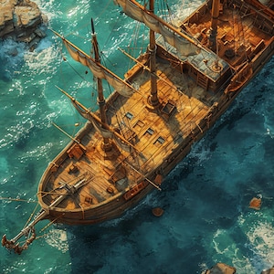 10 Ships and Docks Battle Maps, Dnd, Pathfinder, D&D, Battlemap ...