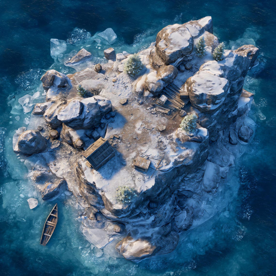 10 Gridless Cliffs/coast Battle Maps | VTT Pack for Dnd, Pathfinder ...
