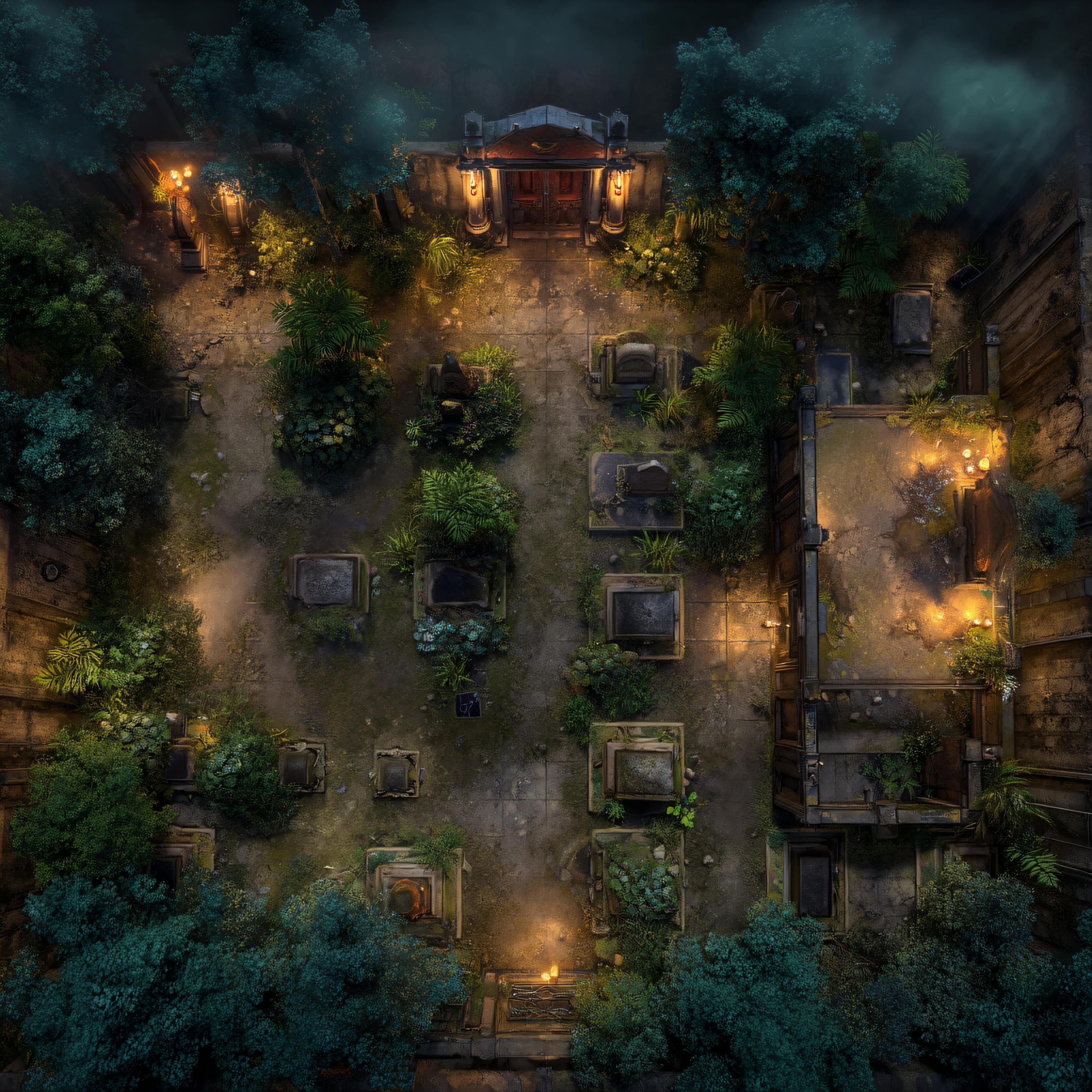 10 Gridless Catacomb Battle Maps | VTT Pack for Dnd, Pathfinder ...