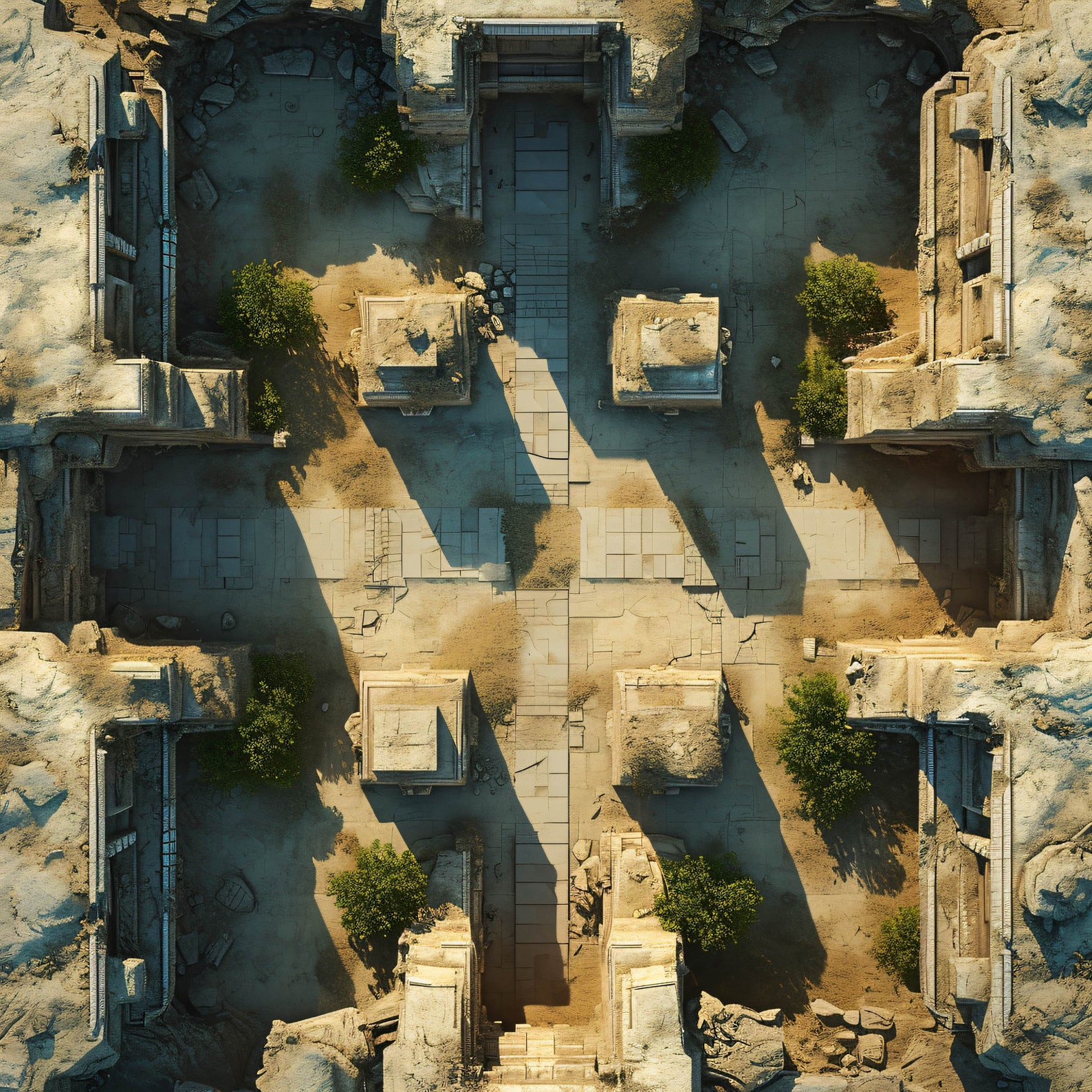 10 Ruin Battle Maps , Dnd Battle Map, Pathfinder, D&D, Battlemap ...