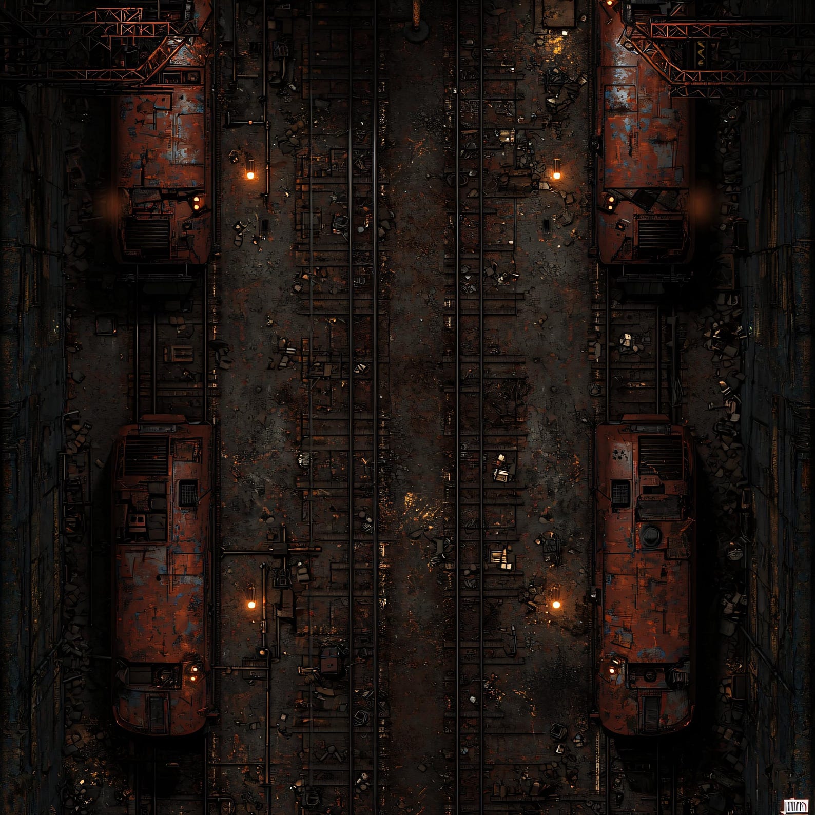 10 Cyberpunk Transport Battlemaps, Sci Fi, Cyberpunk, Battle Map, D&D ...
