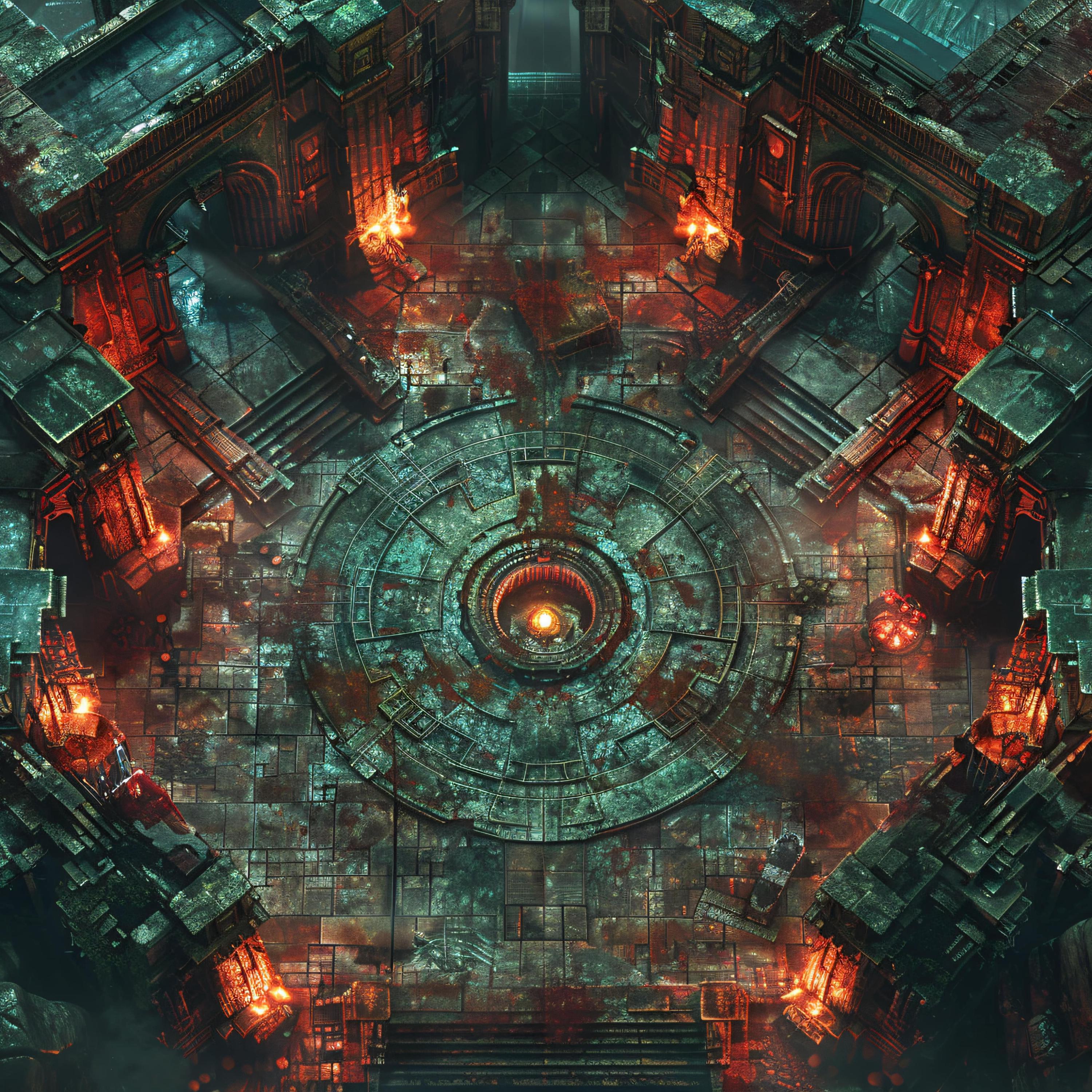 10 Underground Boss Battle Maps, Dnd Battlemap, Pathfinder, D&D ...