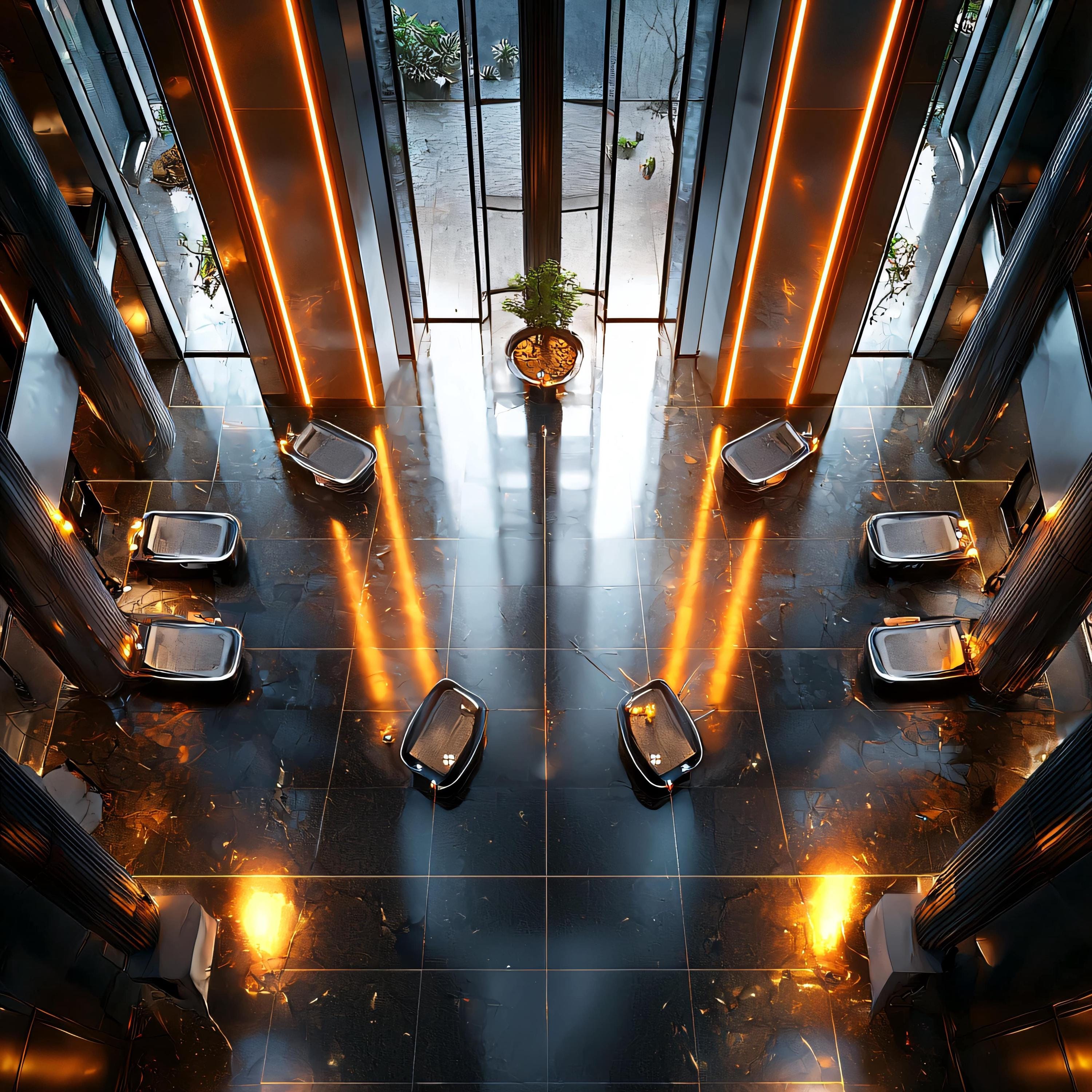 10 Cyberpunk Corpo Office Battlemaps 2, Sci Fi, Dnd Battle Map ...