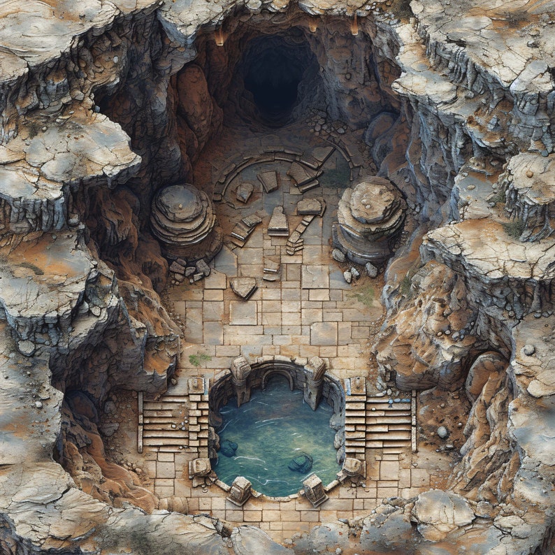 10 Waterway Battle Maps, Dnd Battlemap, Pathfinder, D&D, Battlemap ...