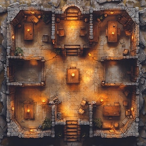 10 Guild Hall Battlemaps, Dnd Battlemap, Pathfinder, D&D, Dungeons and ...