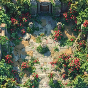 10 Gardens Battle Maps, Dnd Battlemap, Pathfinder, D&D, Dungeons and ...