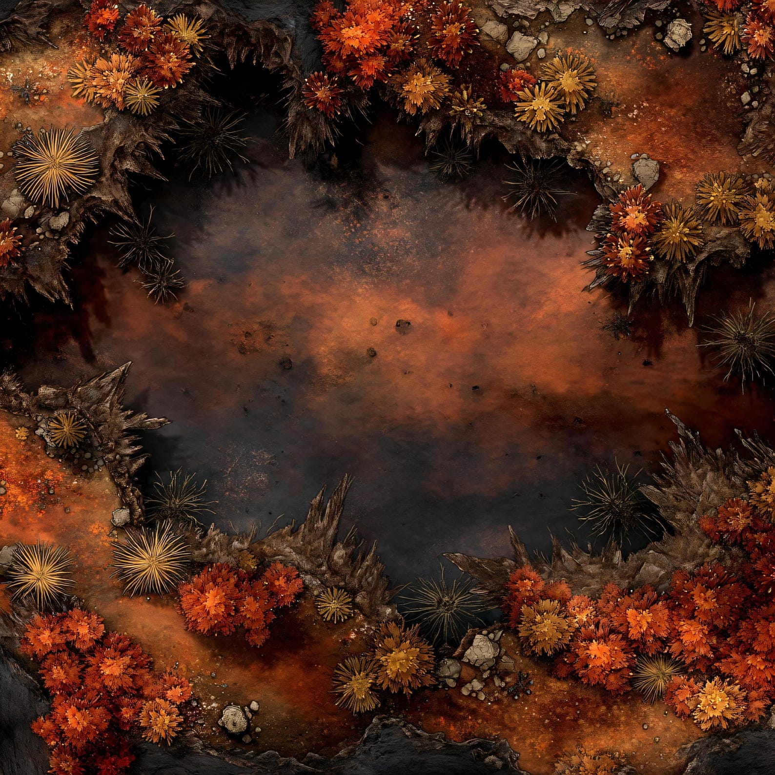 10 Gridless Rotting/ruined Battle Maps | VTT Pack for Dnd, Pathfinder ...