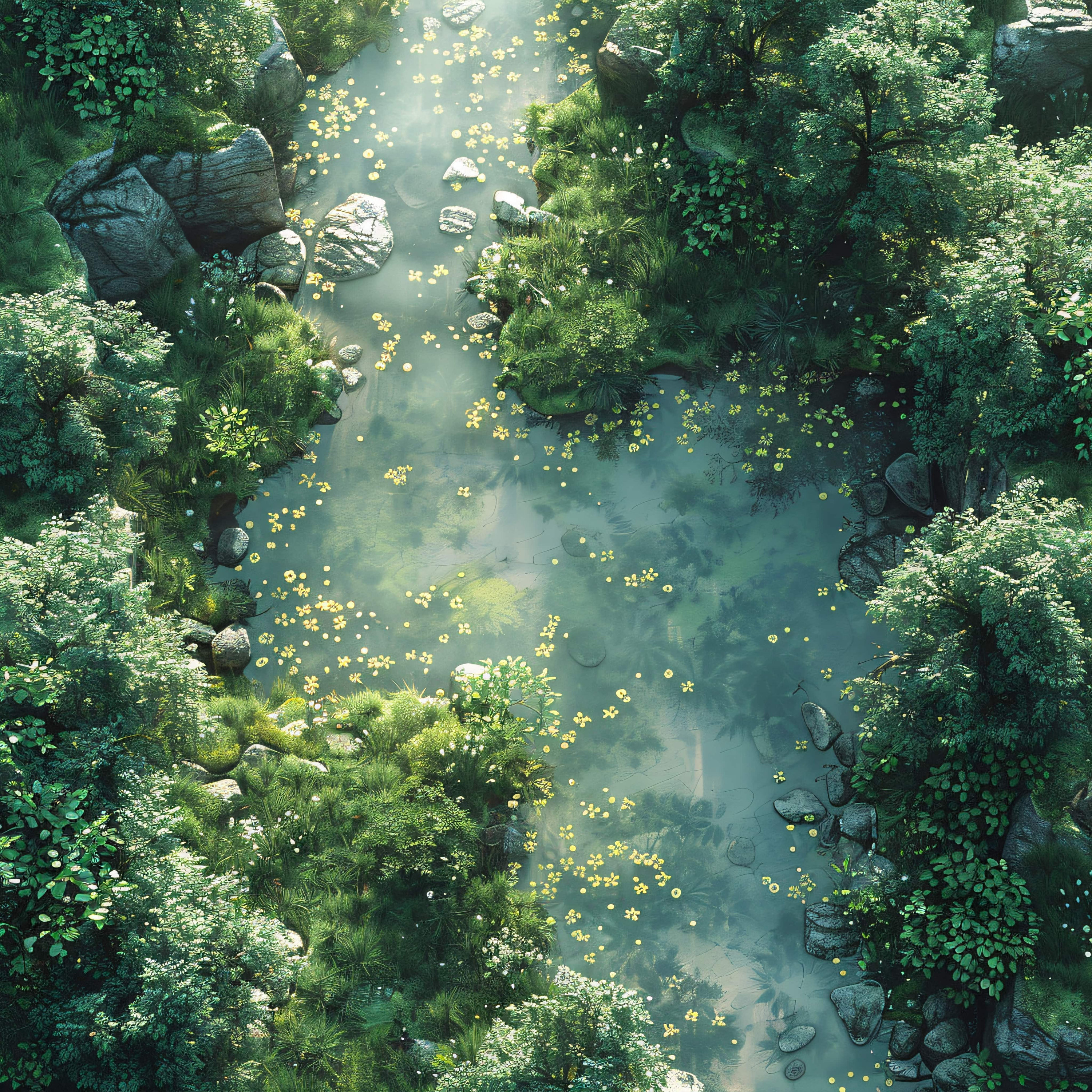 10 Swamp Battle Maps 2, Dnd Battle Map, Pathfinder, D&D, Battlemap ...